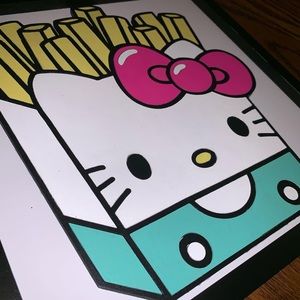 Hello Kitty | Wall Decor | Hello Kitty Handmade Laser Fit Wood | Poshmark